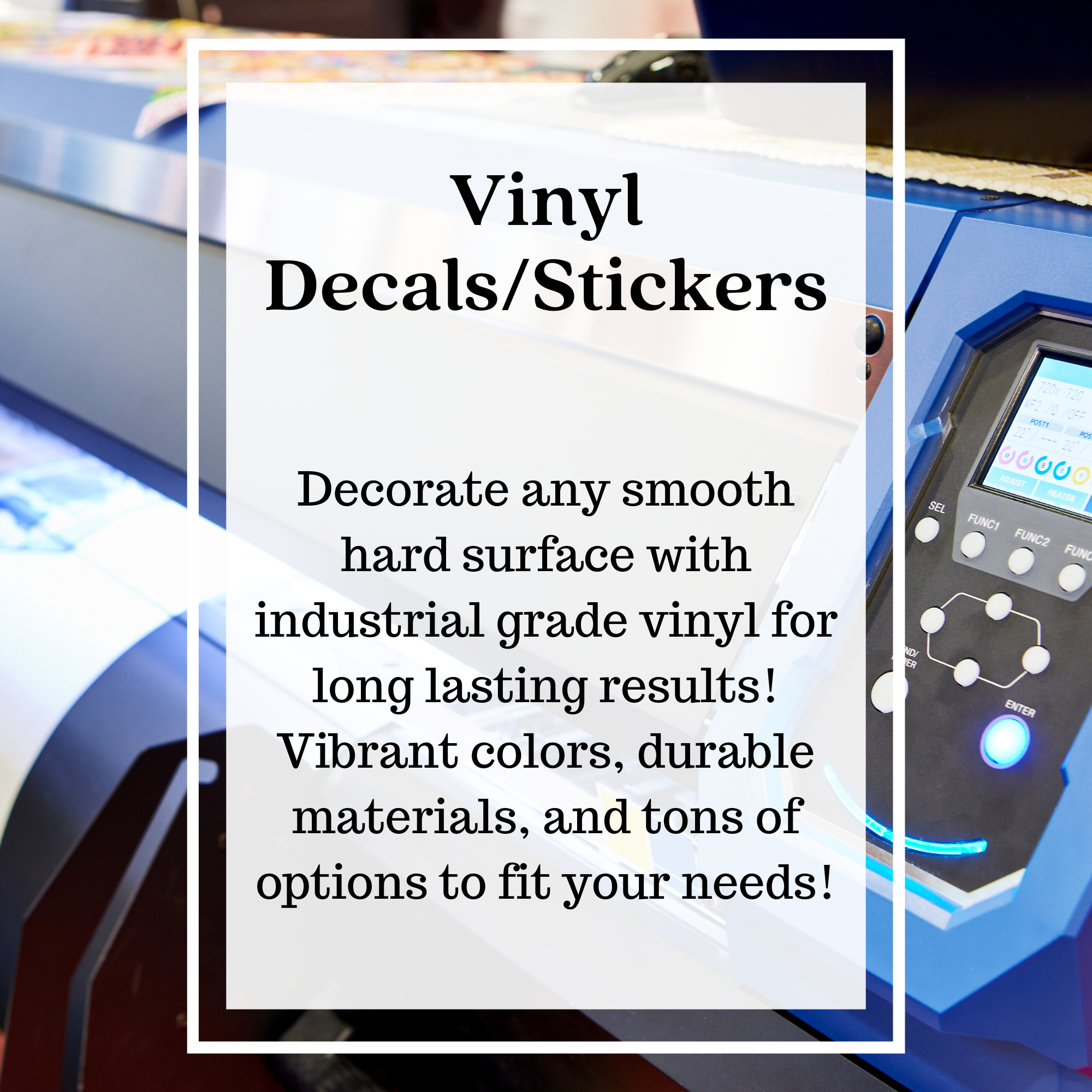 Vinyl Decal/Sticker – Pony Express Graphics