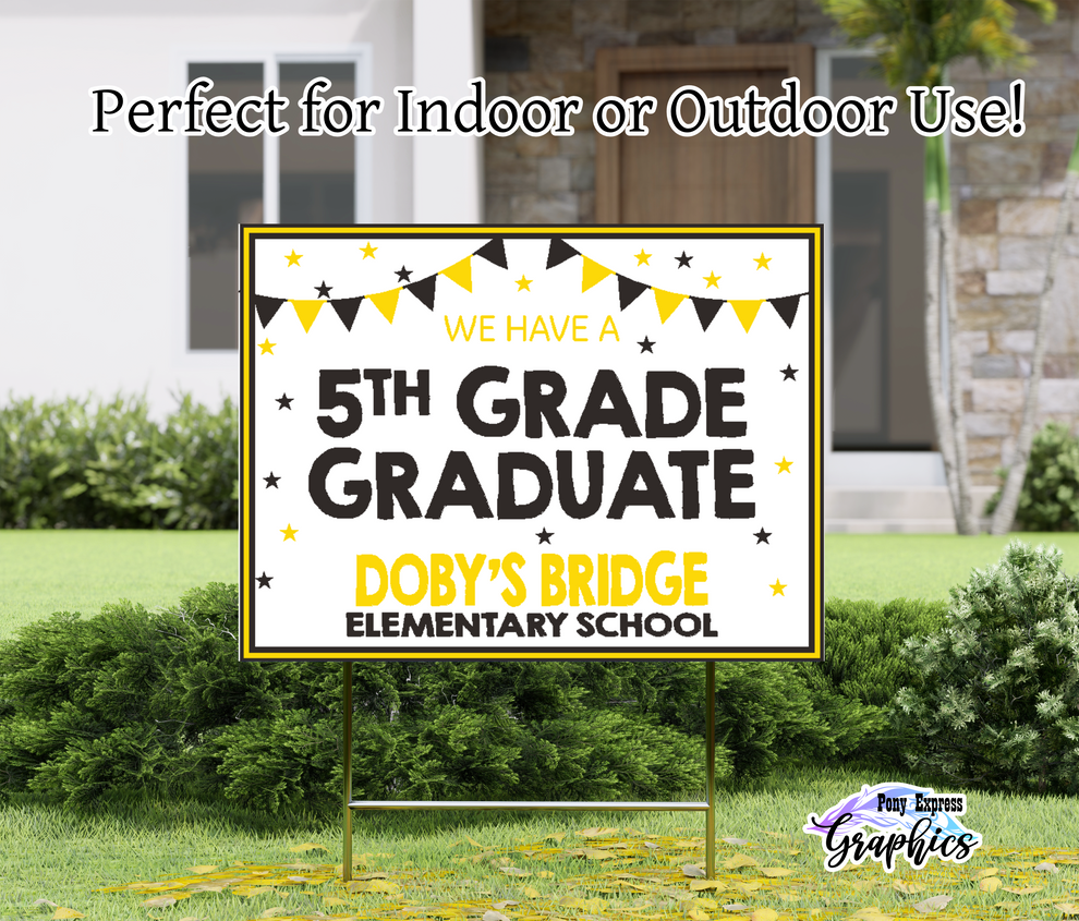 2026 Custom Yard Signs: Doby's Bridge Elementary School – Pony Express ...