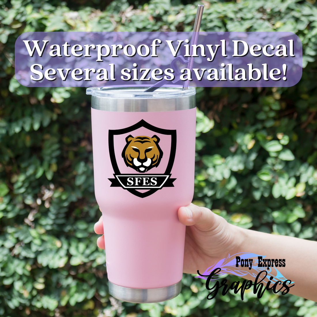 SFES Tiger Head Decal – Pony Express Graphics